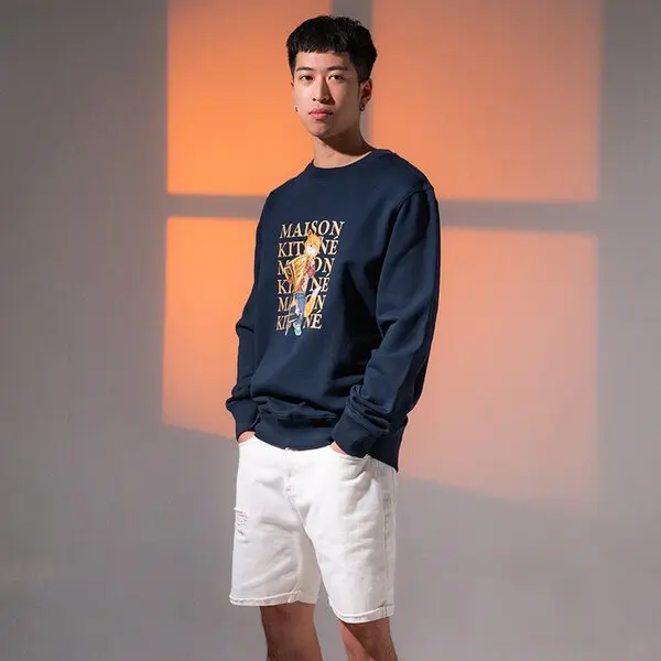 Maison Kitsuné Chilling Fox" Crewneck Sweatshirt