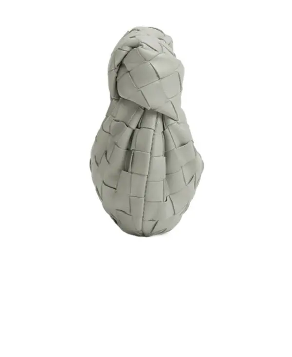 Bottega Veneta Intrecciato Zipper Handbag - Gray
