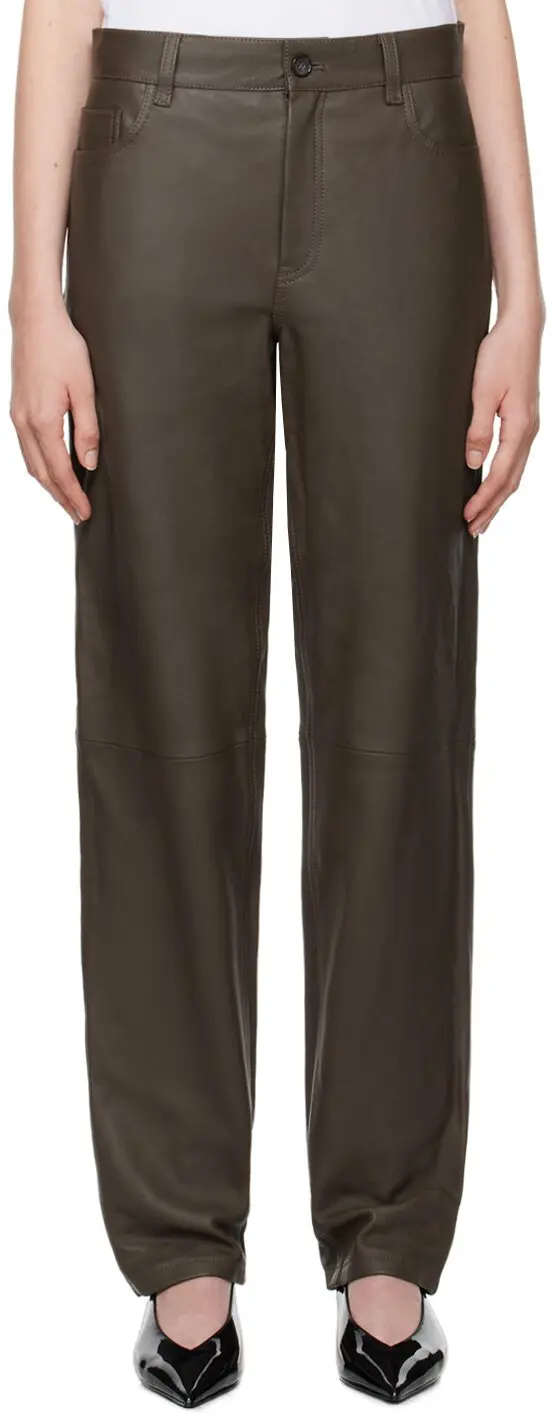 TOTEME Tapered-leg Buttoned Trousers