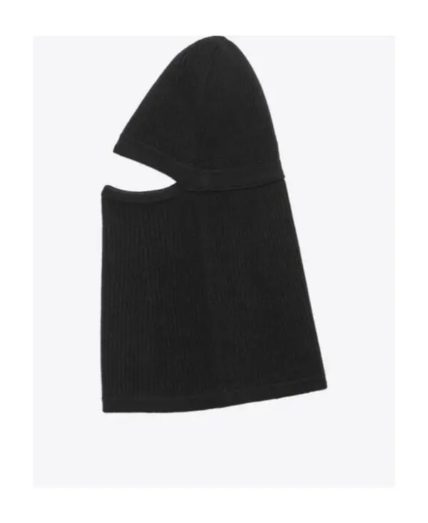 Saint Laurent Ribbed Cashmere Balaclava