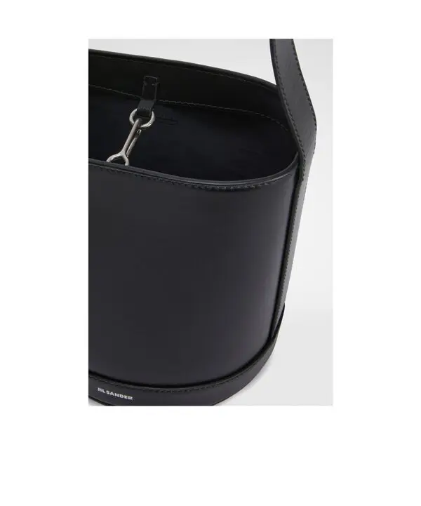 JIL SANDER Cannolo" Bucket Bag - Black