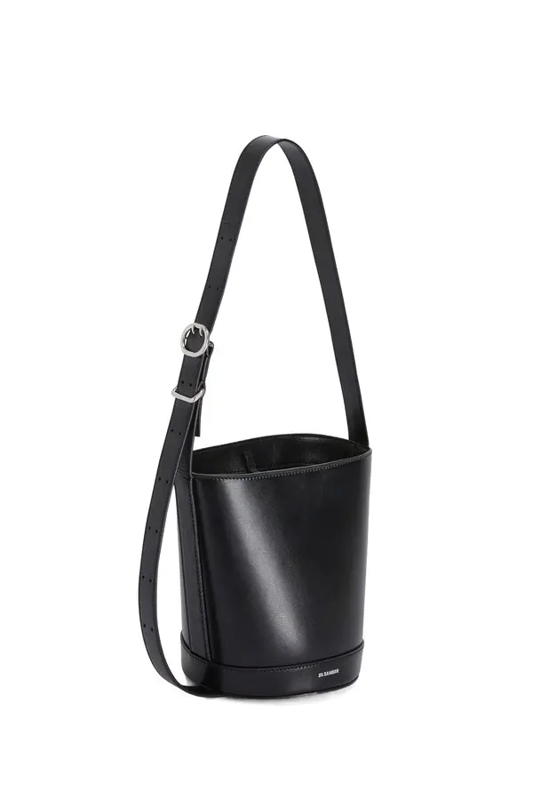 JIL SANDER Cannolo" Bucket Bag - Black
