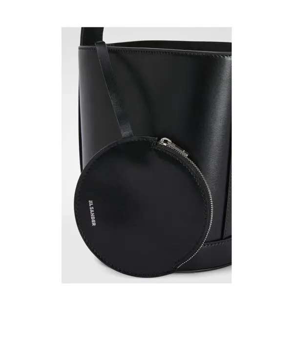 JIL SANDER Cannolo" Bucket Bag - Black
