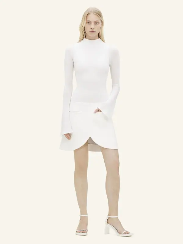 COURREGES High-neck Jersey Jumpsuit