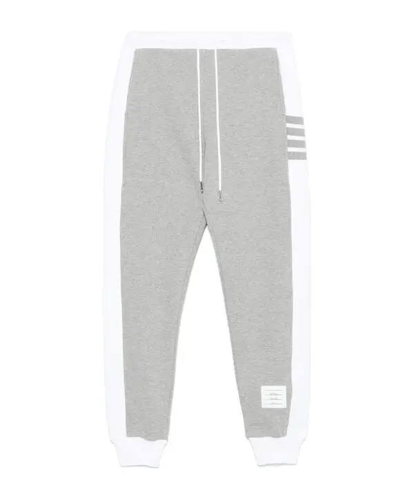 Thom Browne 4-bar Stripe Sweatpants - Light Gray