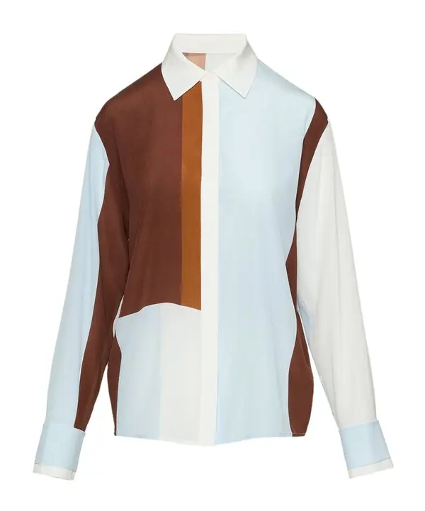 SIR. Color-blocked Shirt - White