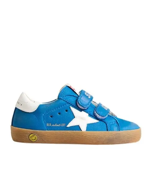 GOLDEN GOOSE Round Toe Sneakers - Blue