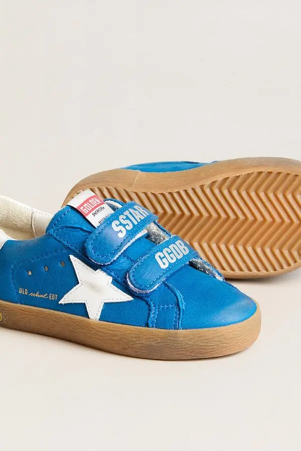 GOLDEN GOOSE Round Toe Sneakers - Blue
