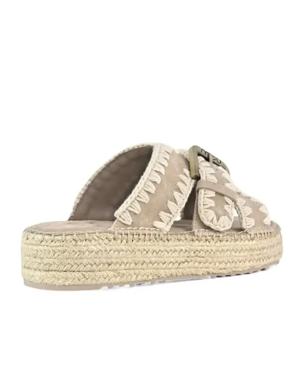 Mou Crossover Strapped Sandals - Psan