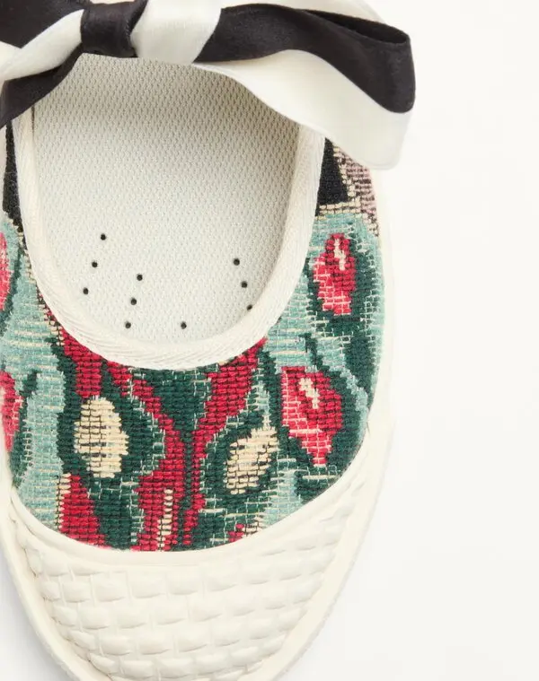 Valentino Garavani Round Toe Ballerina Sneakers