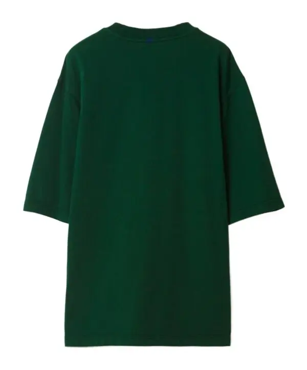 Burberry Ekd Logo-patch Crewneck T-shirt - Ivy