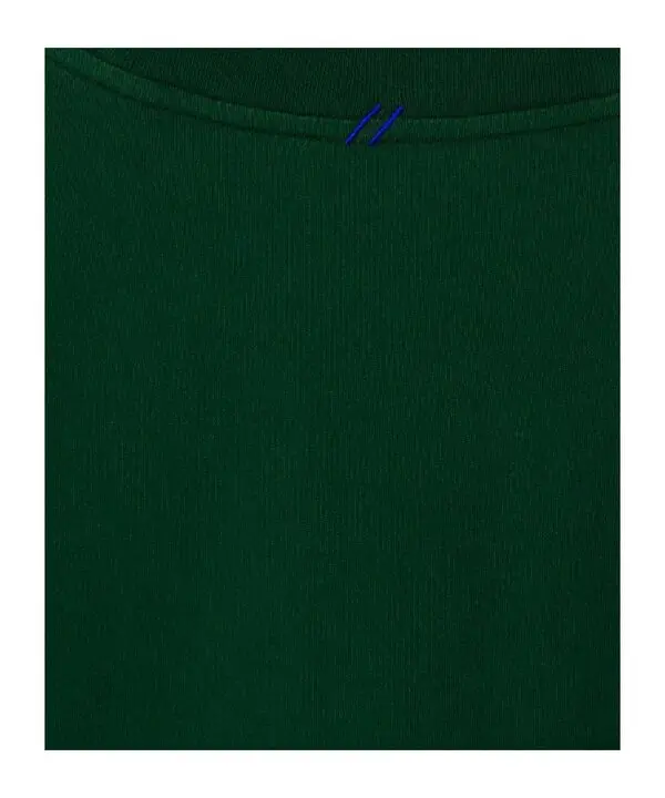 Burberry Ekd Logo-patch Crewneck T-shirt - Ivy