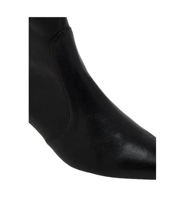 STUART WEITZMAN Pointed Toe Stiletto Ankle Boots - Black