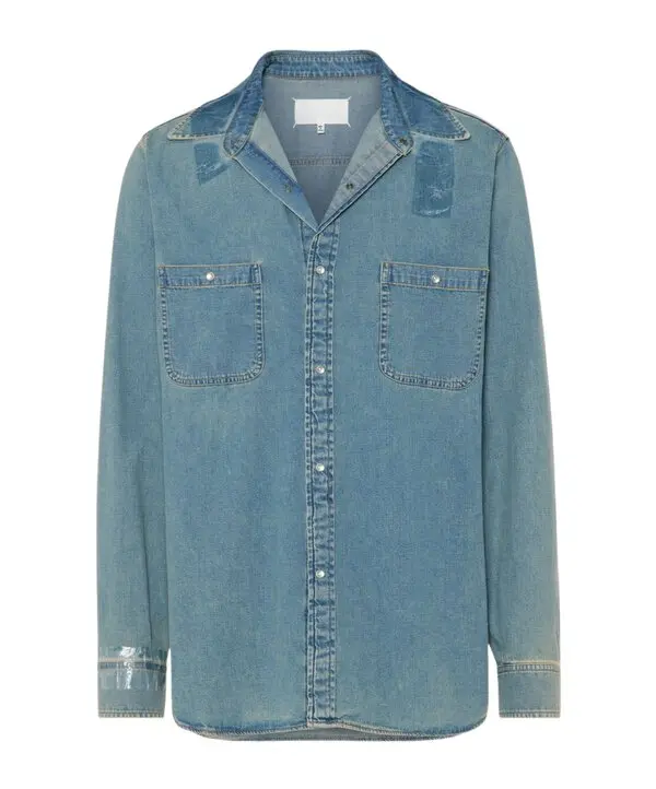 MAISON MARGIELA Taped Denim Shirt