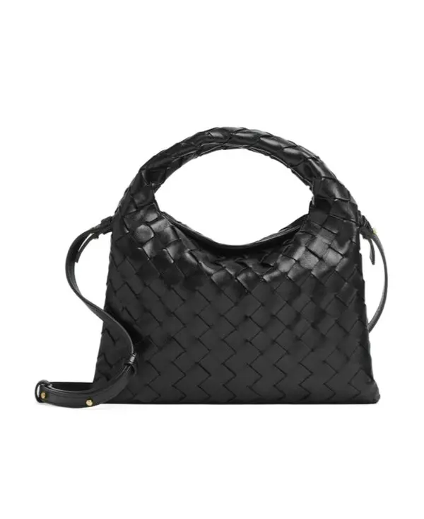 Bottega Veneta Hop Mini Top Handle Bag - Black