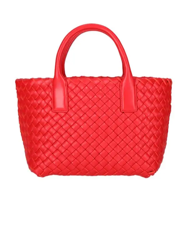 Bottega Veneta Mini Cabat Woven Shoulder Bag