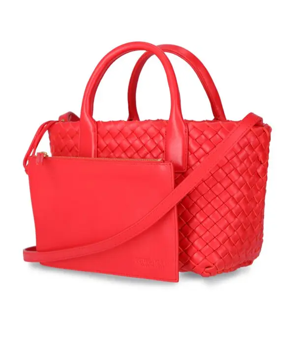 Bottega Veneta Mini Cabat Woven Shoulder Bag