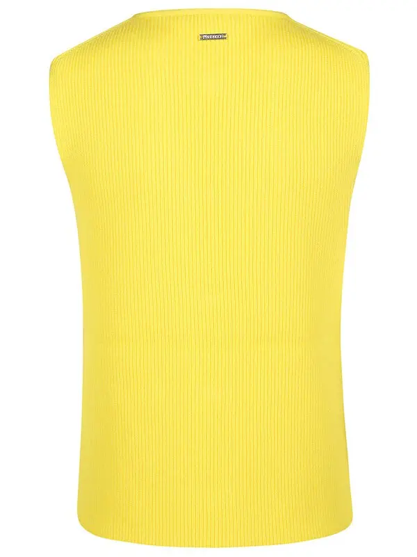 J.W.ANDERSON Bow Detail Ribbed Tank Top - Yellow