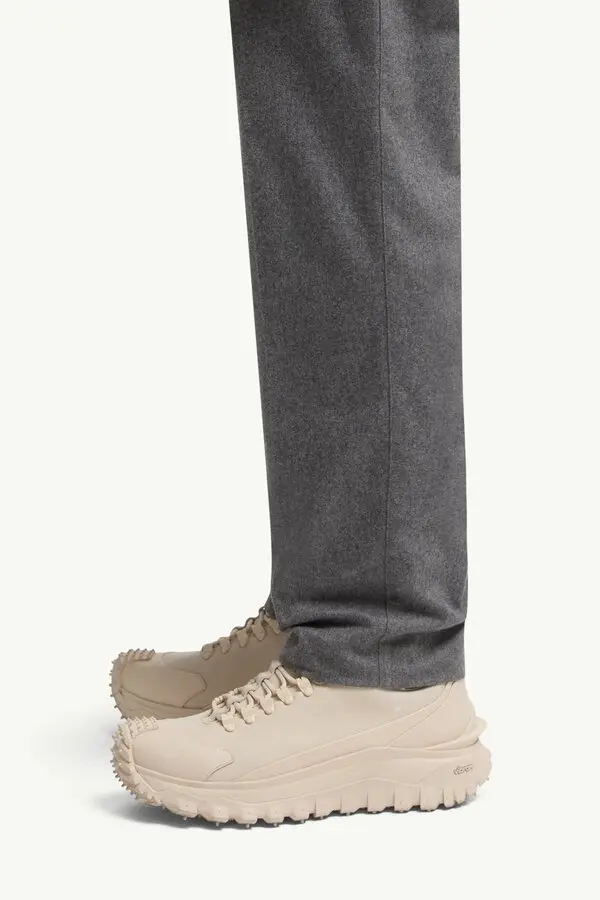 Moncler Logo Patch Jogging Pants - Dark Grey