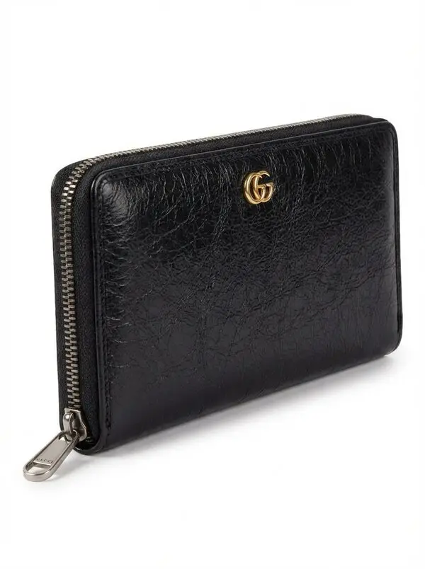 Gucci Gg Wallet With Zip - Black