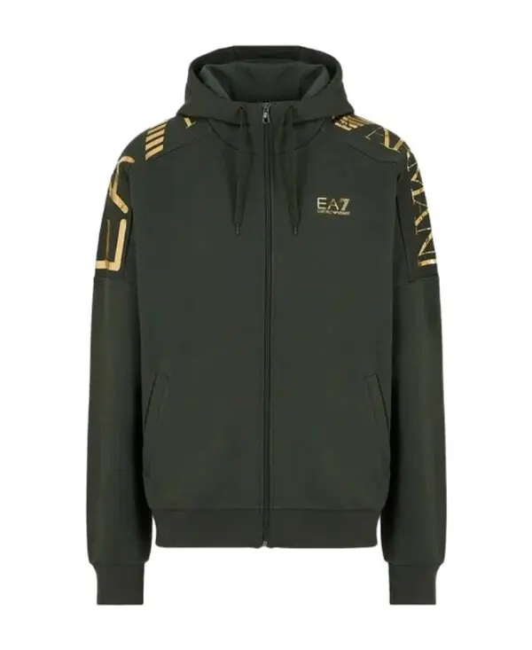 EA7 Hooded Zipper Sweater