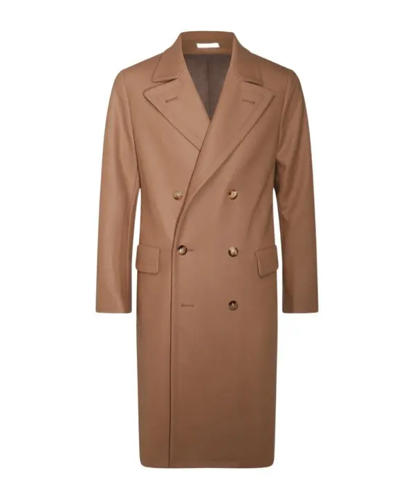 Boglioli Long-sleeved Double-breasted Coat - Brown