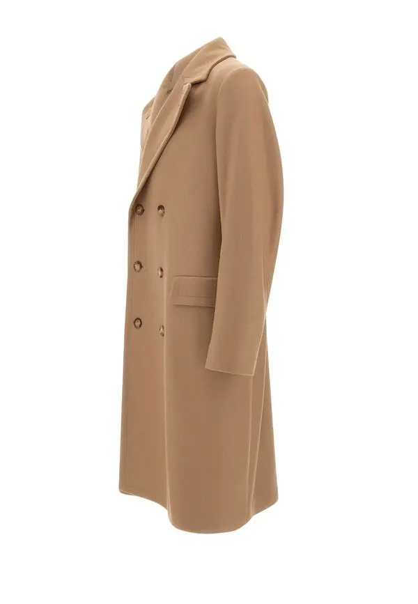 Boglioli Double-breasted Peak-lapel Coat - Brown