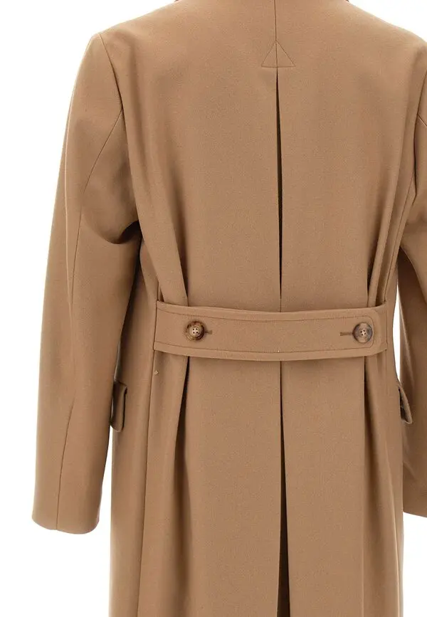 Boglioli Double-breasted Peak-lapel Coat - Brown