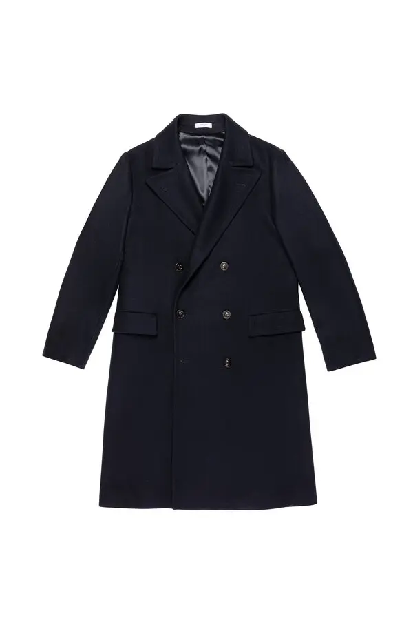 Boglioli Double-breasted Peak-lapel Coat - Brown