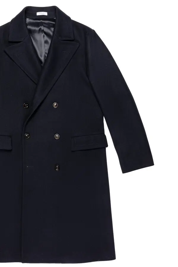 Boglioli Double-breasted Peak-lapel Coat - Brown