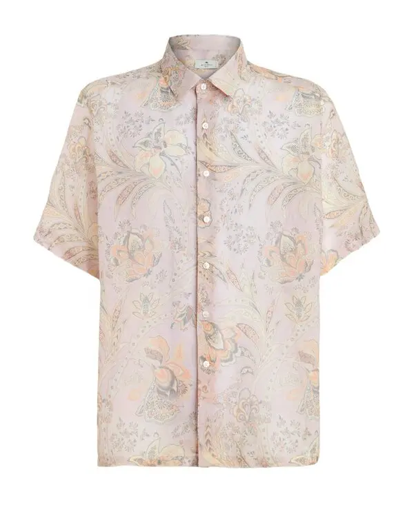 Etro Paisley Bandana Printed Short Sleeved Shirt - No