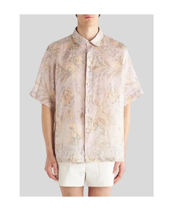 Etro Paisley Bandana Printed Short Sleeved Shirt - No