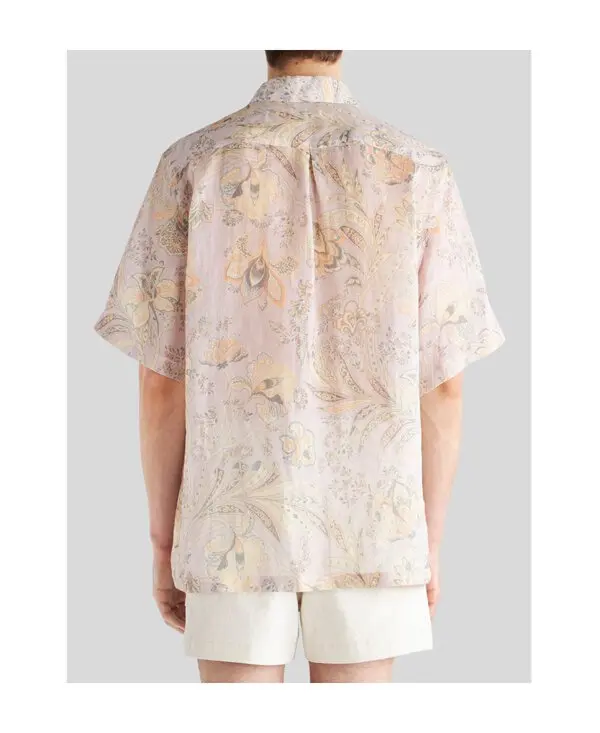 Etro Paisley Bandana Printed Short Sleeved Shirt - No