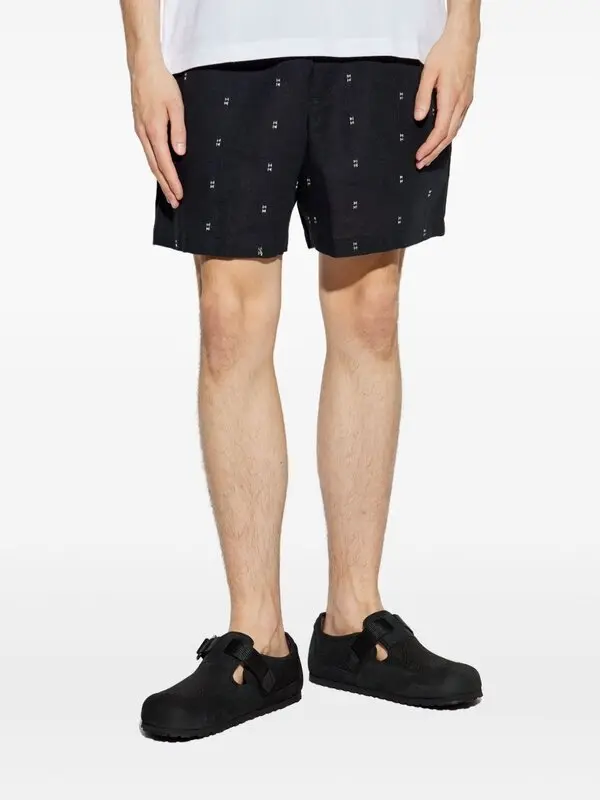 RAG  BONE Rag & Bone Printed Drawstring Shorts