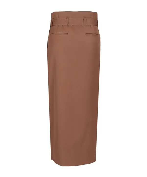 Dries Van Noten Belted Midi Skirt