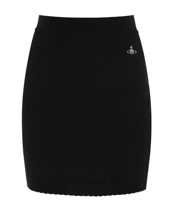 VIVIENNE WESTWOOD Orb Knitted Mini Skirt - No