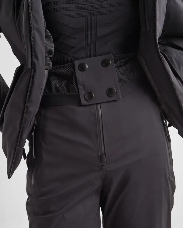 Prada Logo-patch Zipped Hooded Jacket