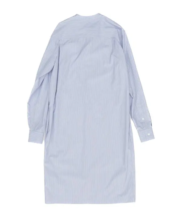 THE ROW Long-sleeved Striped Dress