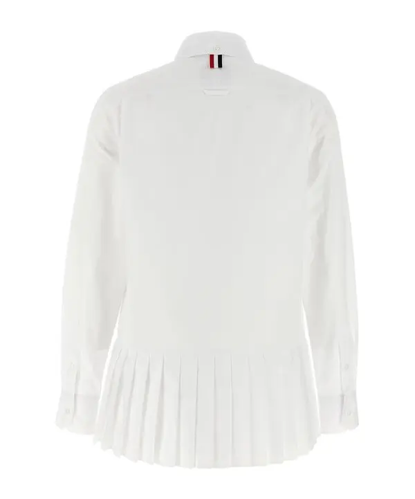 Thom Browne Pleated Long-sleeve Shirt - No