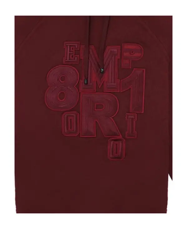 Emporio Armani Embroidered Logo Hoodie