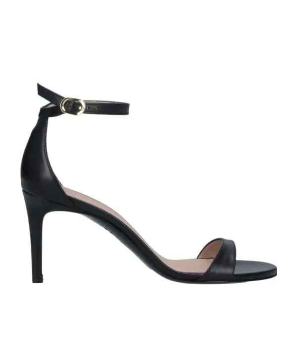 STUART WEITZMAN Round Toe Slingback Stiletto Sandals