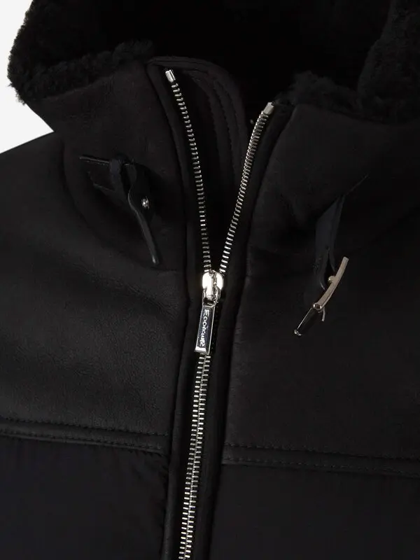 MOORER Down Jacket With Stand Collar And Zipper Closure