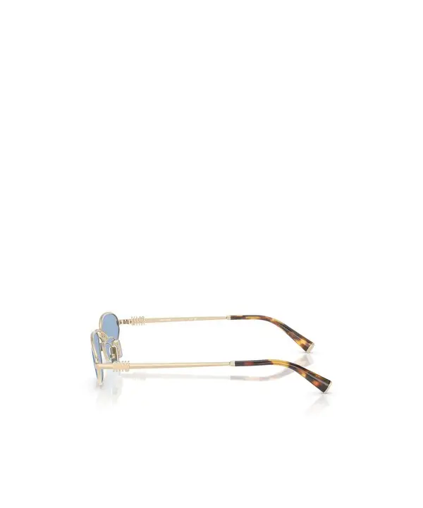 Miu Miu Irregular-frame Sunglasses - Blue