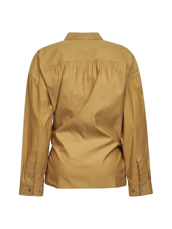 LEMAIRE Long Sleeve Twisted Shirt - Cumin