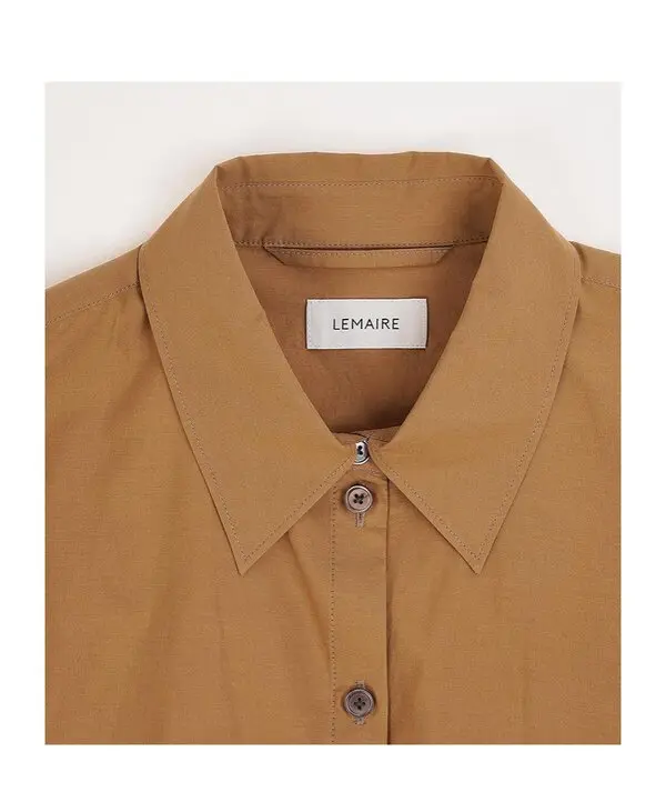 LEMAIRE Long Sleeve Twisted Shirt - Cumin