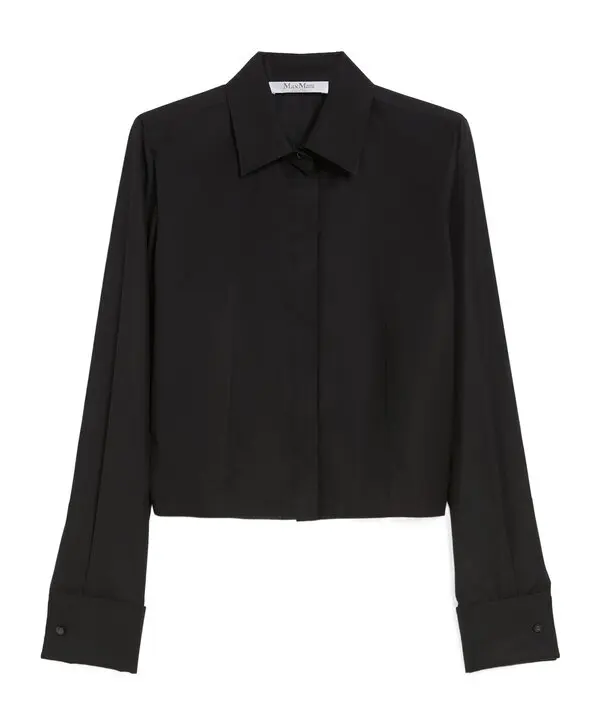 Max Mara Long-sleeved Shirt - Black