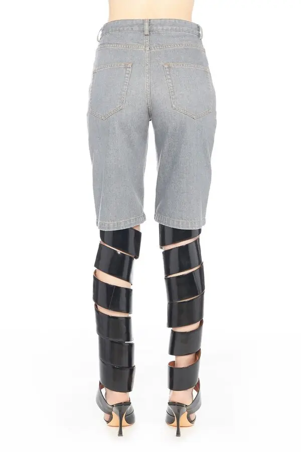 Y/project Front Cross-chain Trim Shorts