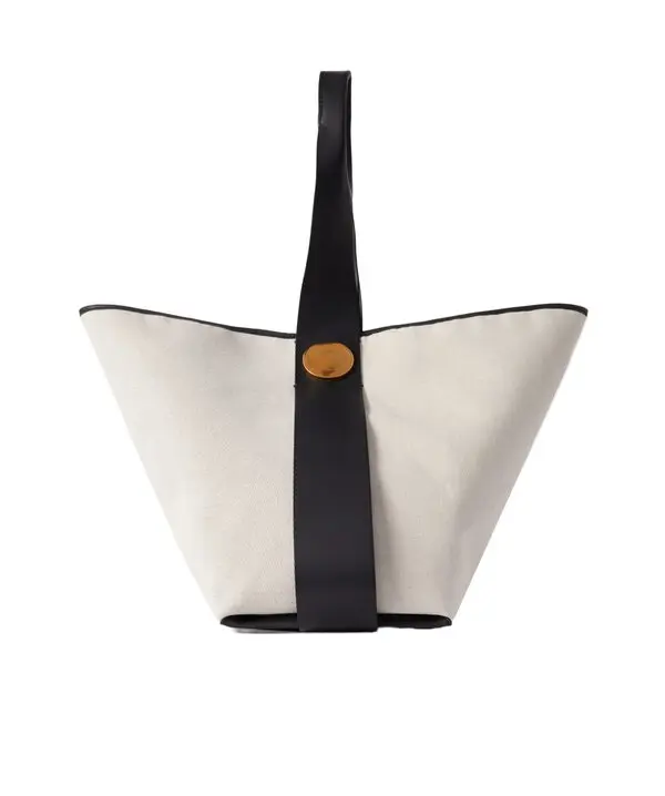 JIL SANDER Single-handle Cross-body Bag - White