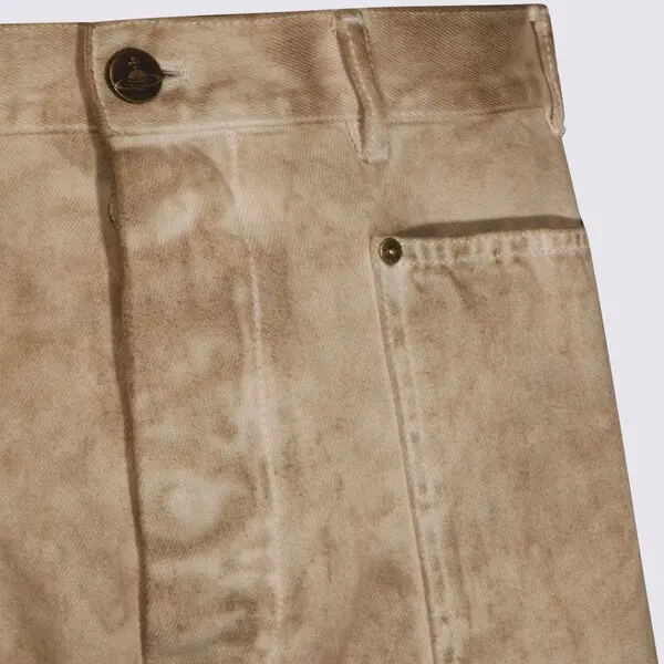 VIVIENNE WESTWOOD Wide-leg Jeans - Nude