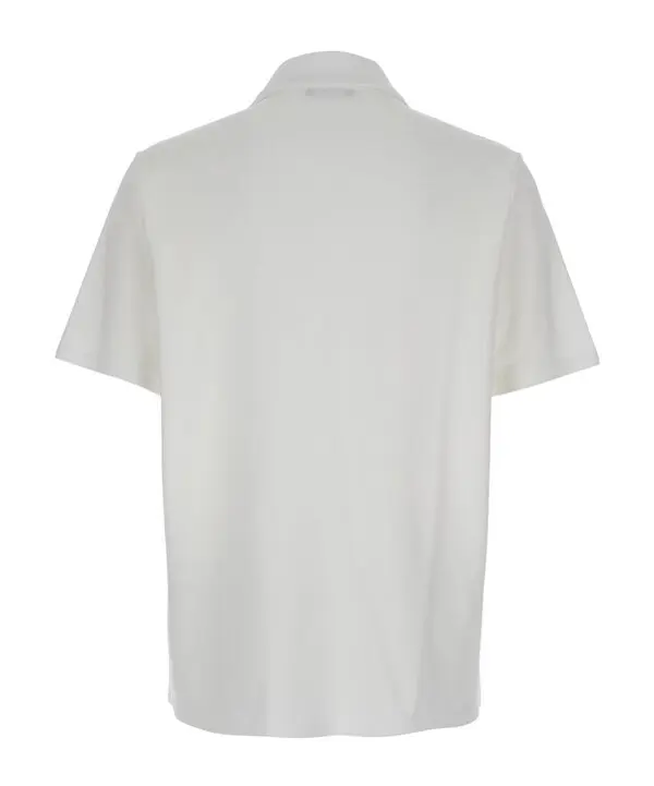 Balmain Coin-printed Polo Shirt - White